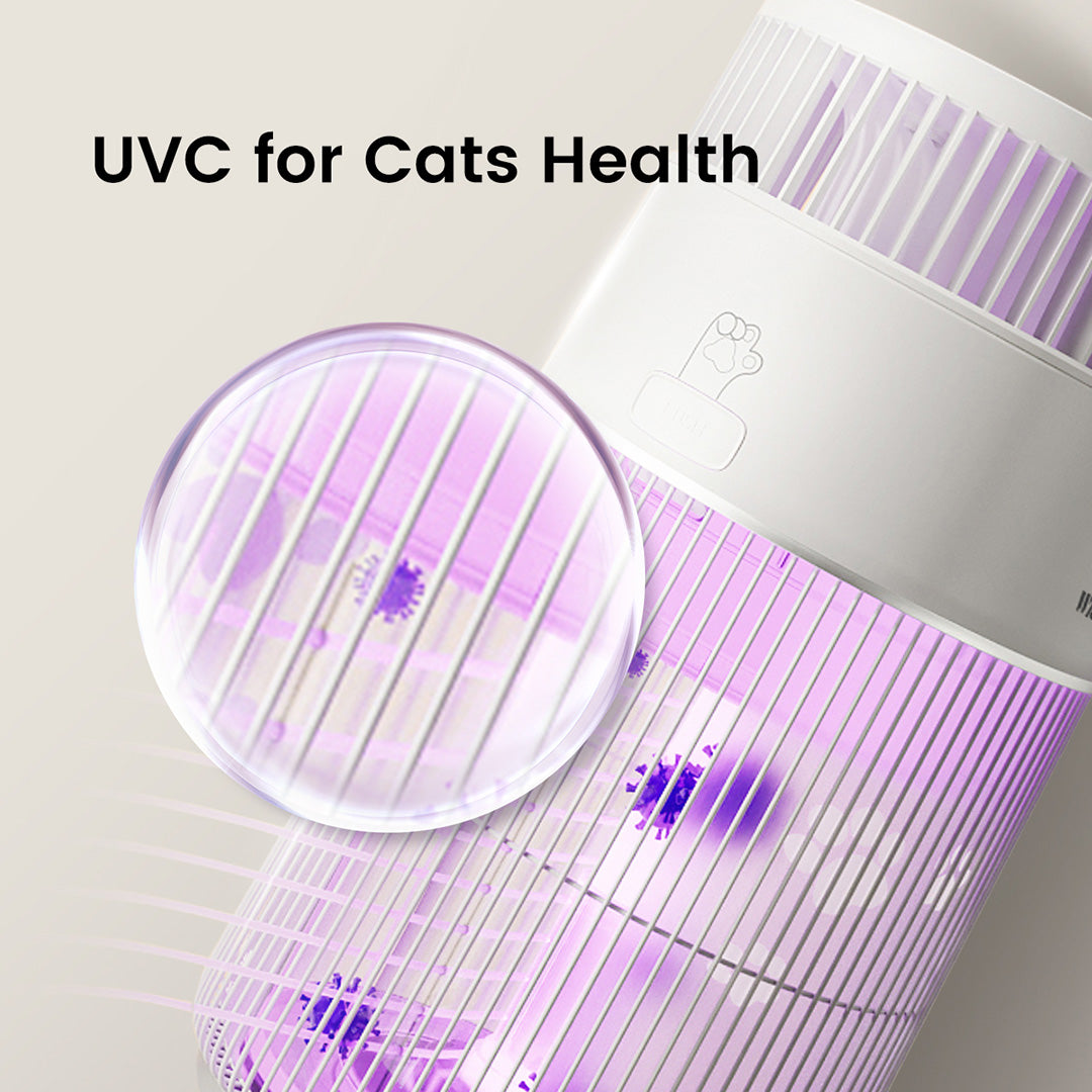 Wisesky W-cat Air Purifier for Home, Cats' Shedding Season Solution ...