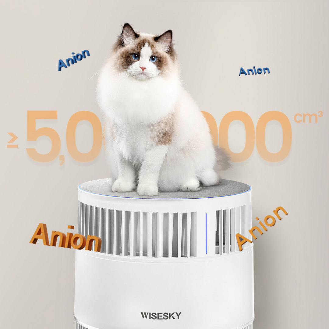 Wisesky W-cat Air Purifier for Home, Cats' Shedding Season Solution – WISESKY