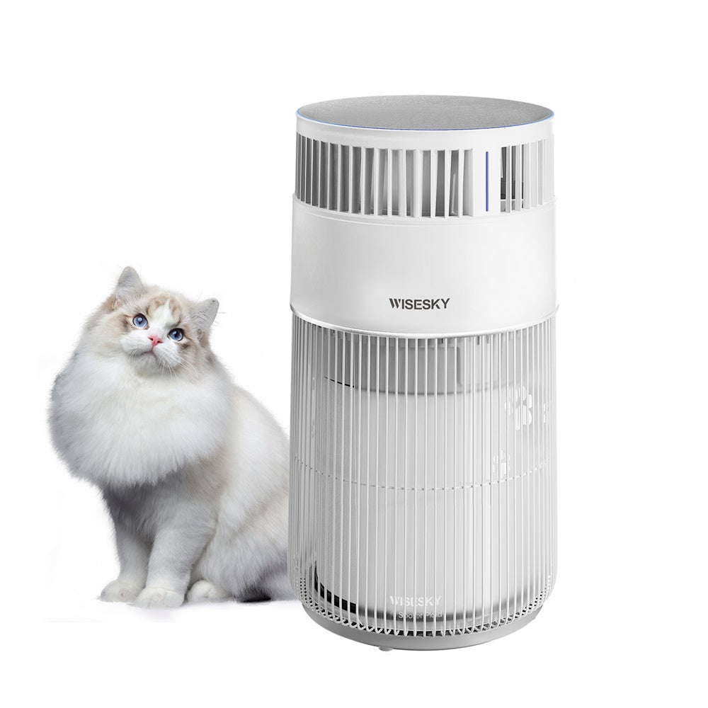 Wisesky Cat Air Purifier for Home, Pet Fur Recycling Station – WISESKY
